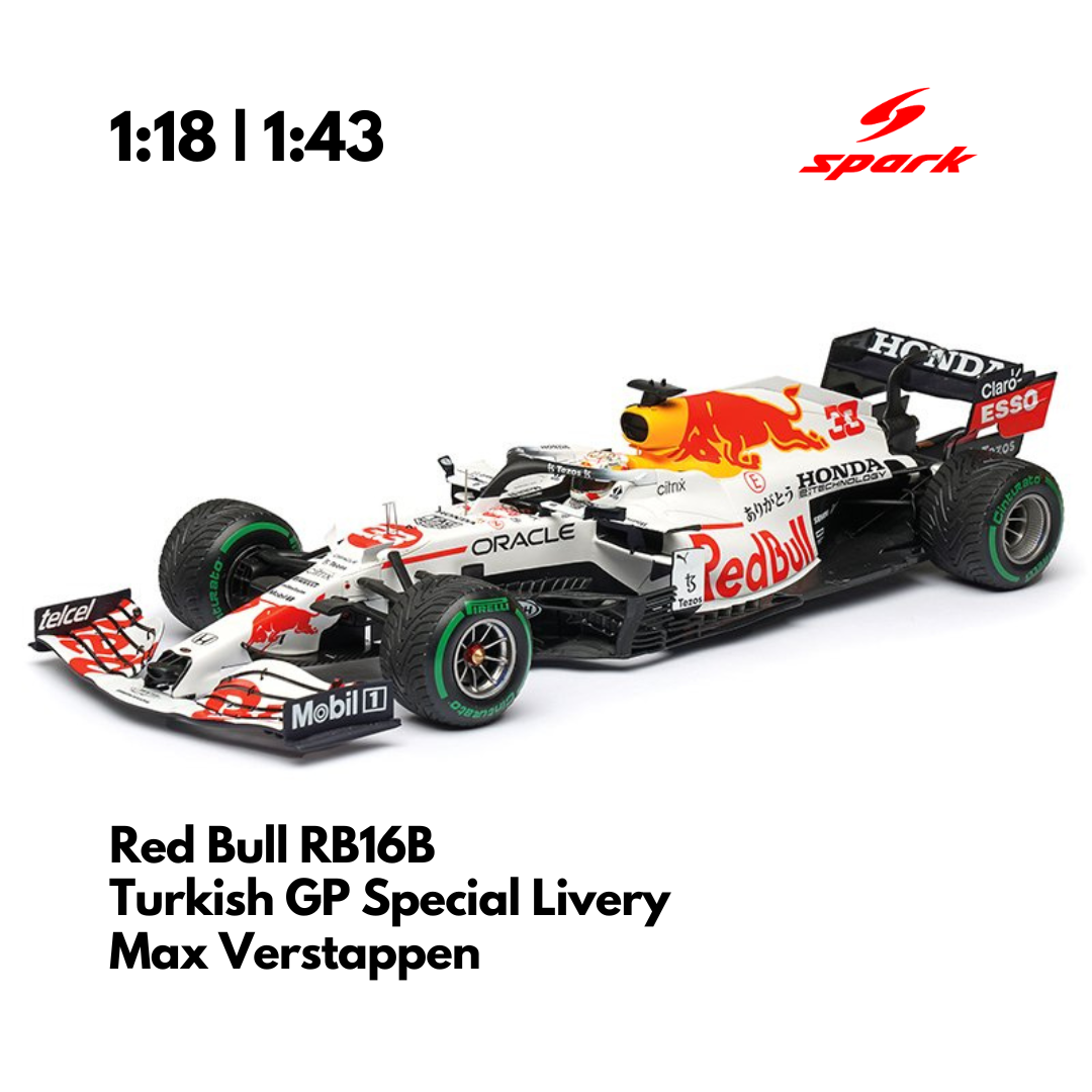 Red Bull Racing Honda RB16B Turkish GP Special Livery - Max Verstappen ...