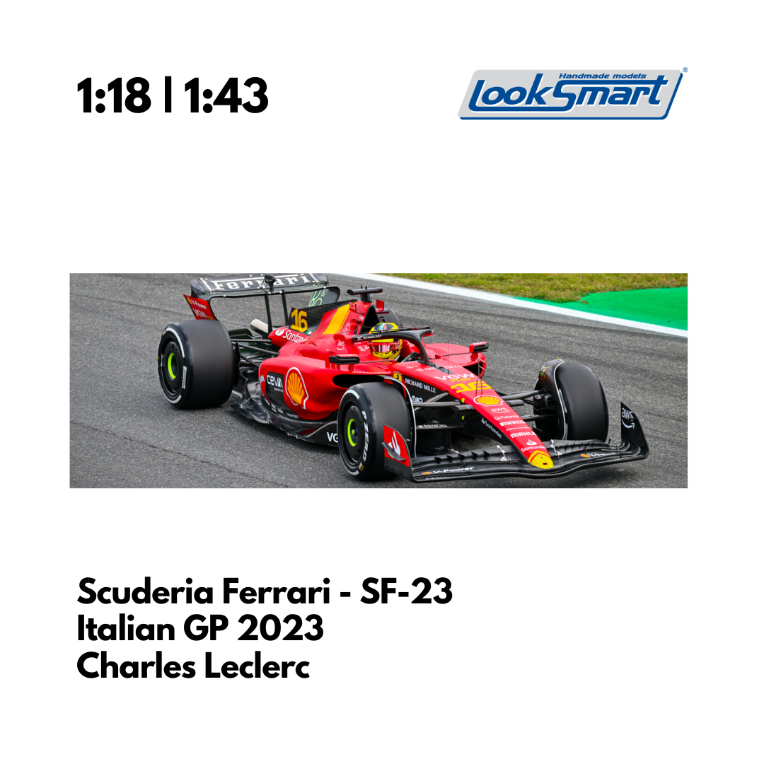 Scuderia Ferrari SF-23 Monza Italian GP 2023 Special Livery Looksmart ...