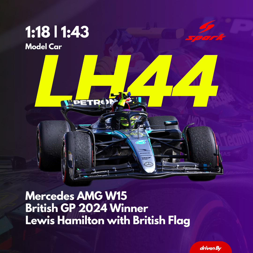Lewis Hamilton British GP 2024 Mercedes F1 W15 (With British Flag ...