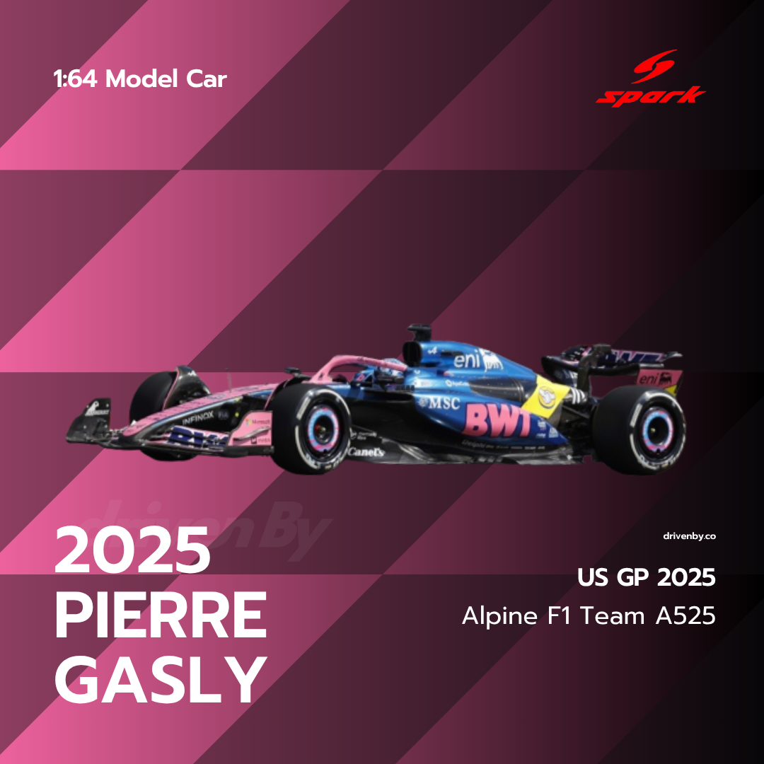 Scale 1:64 Pierre Gasly US GP 2025 Alpine F1 Team A525 2025 Model Car ...