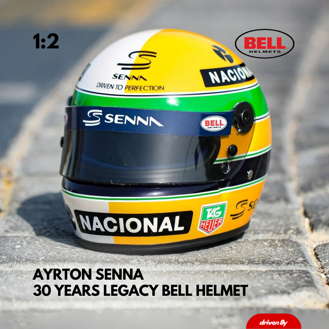 Ayrton Senna 30 Years Legacy - BELL 1:2 Mini Model Helmet