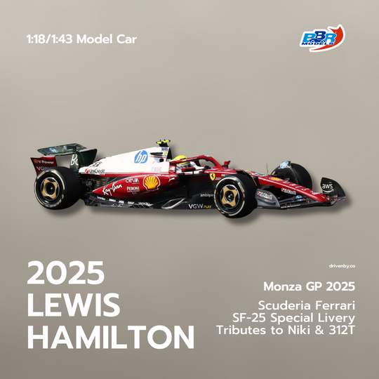Lewis Hamilton - Scuderia Ferrari Ferrari SF25 Monza livery 2025 - BBR ...