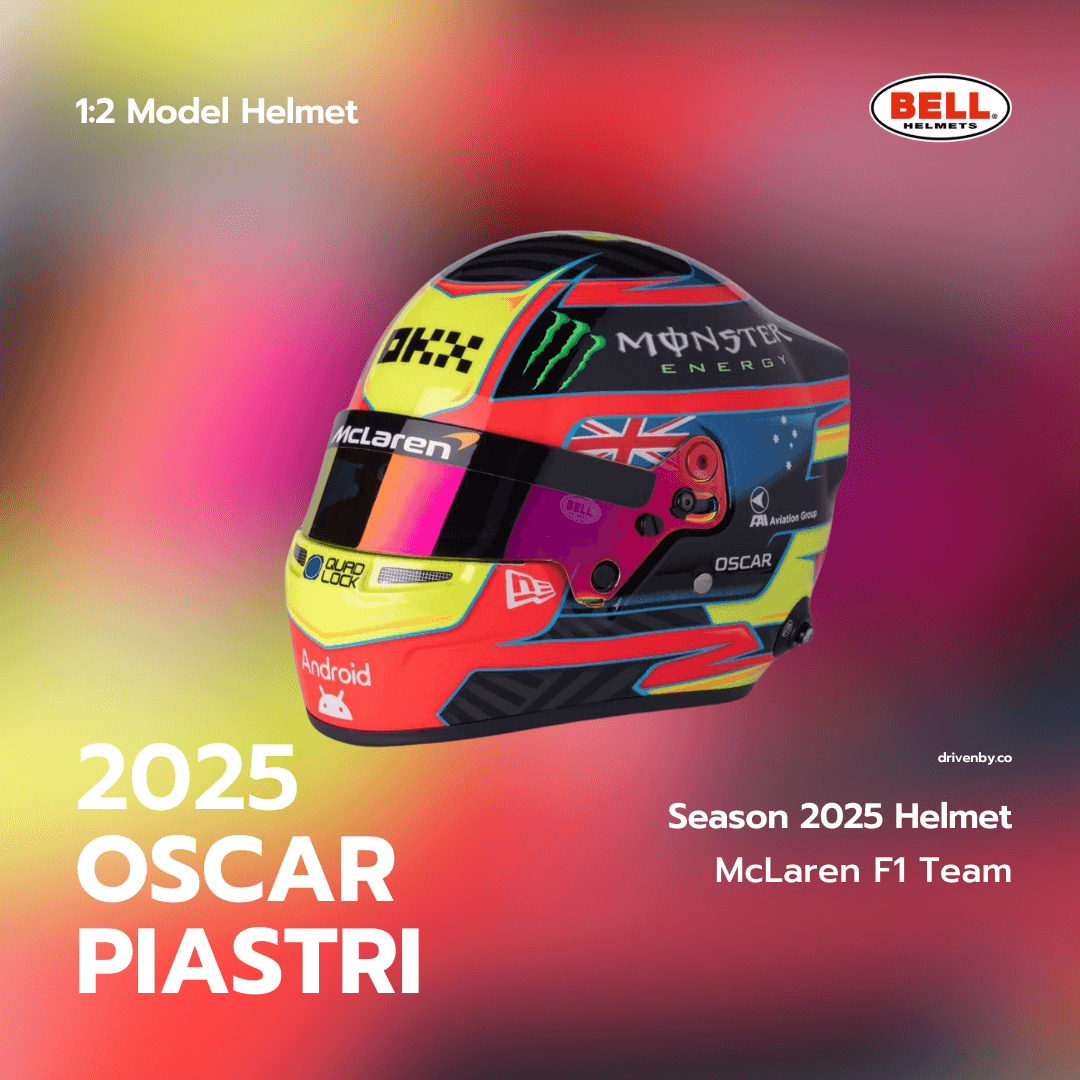 Oscar Piastri Helmet Season 2025 McLaren F1 Team - BELL 1:2 Mini Model ...