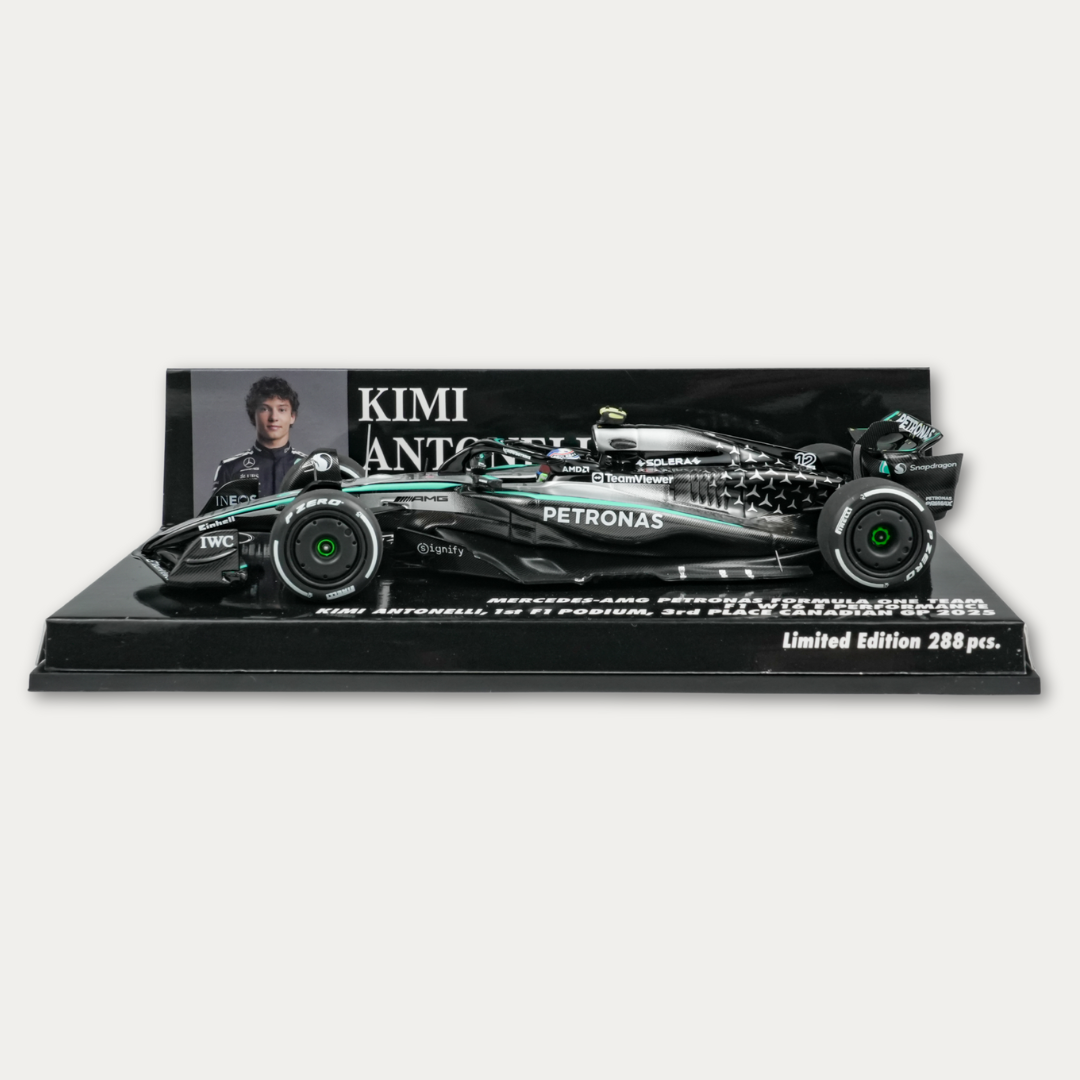 Kimi Antonelli - Mercedes W16 Canadian GP 2025 3rd Model Car - Minicha ...