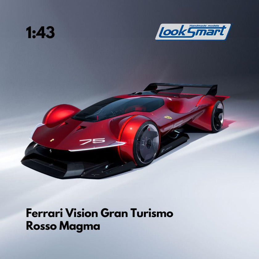 Ferrari Vision Gran Turismo Rosso Magma - 1:43 Looksmart Model Car ...