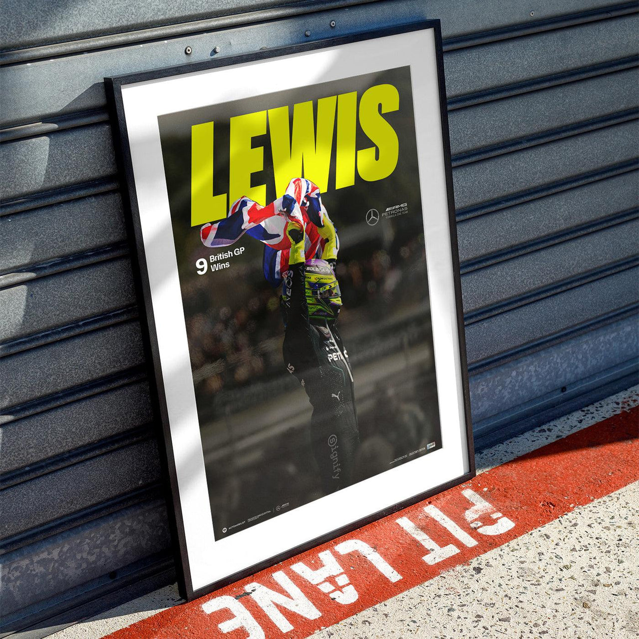 Mercedes-AMG Petronas Formula 1 Team - Lewis Hamilton - 2024 Poster ...