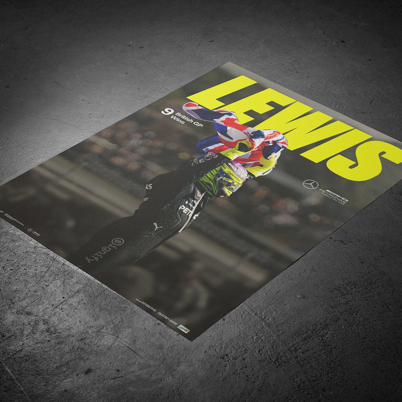 Mercedes-AMG Petronas Formula 1 Team - Lewis Hamilton - 2024 Poster ...