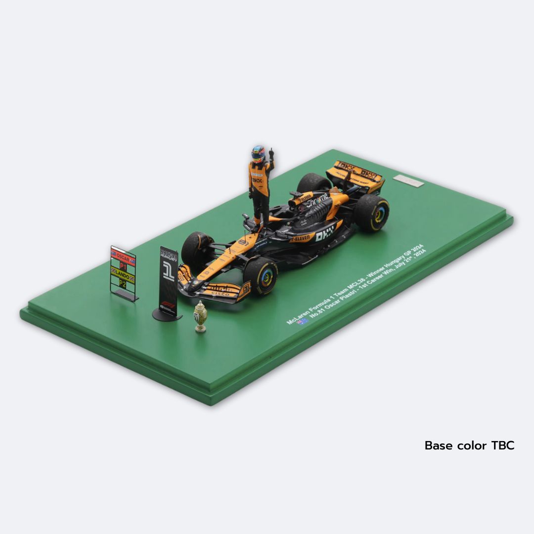 Oscar Piastri First Win Model Car - McLaren F1 MCL38 Hungary GP 2024 W ...