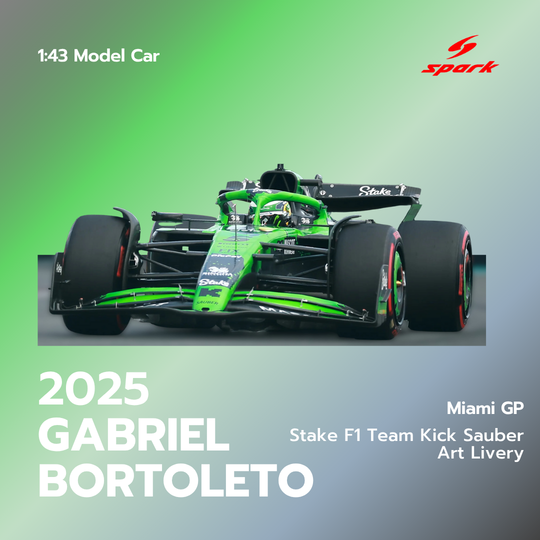 Gabriel Bortoleto – Miami GP 2025 Stake F1 Team Kick Sauber C45 Art li ...