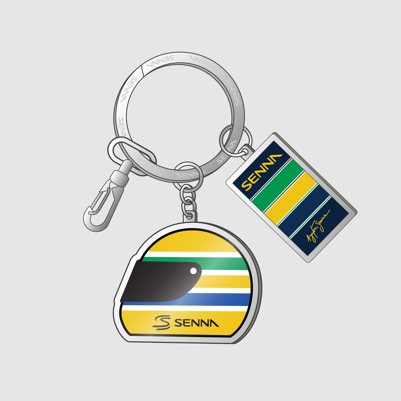 Senna 2026 Helmet Keychain – Driven By